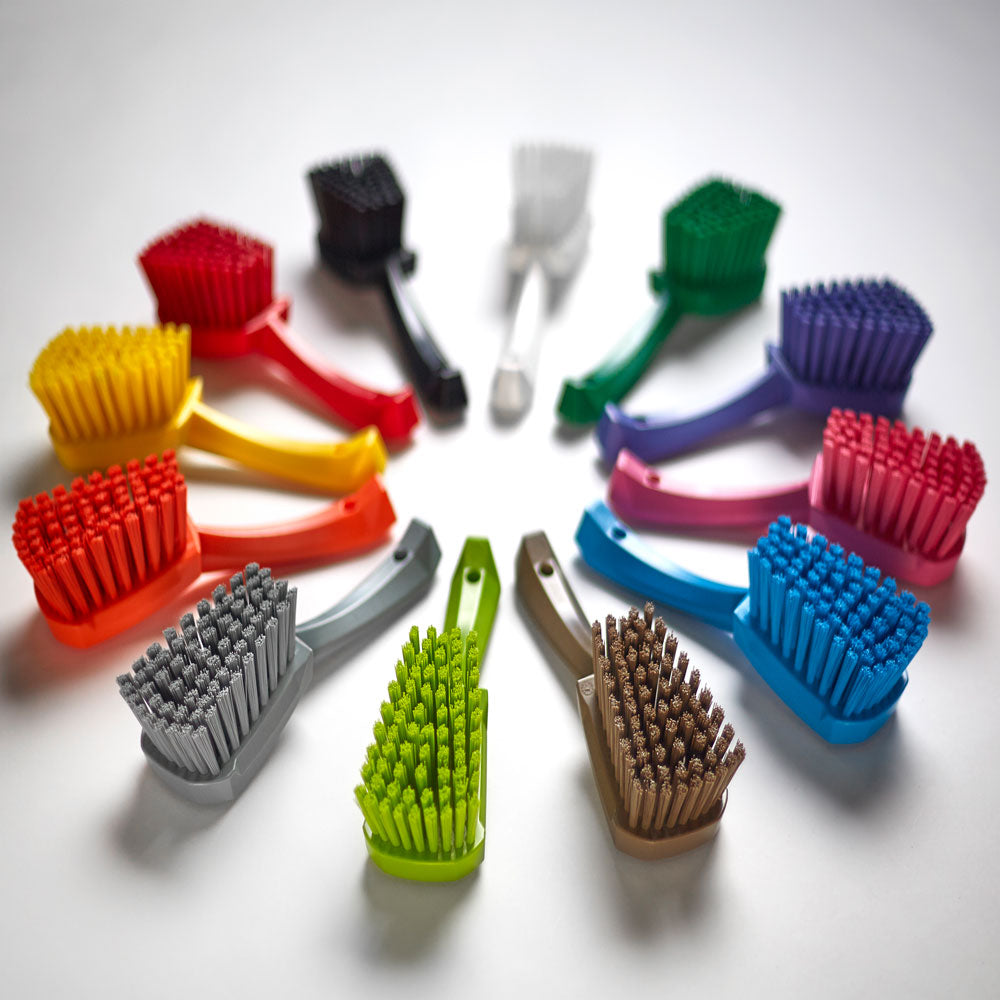 Color Coded Brushes – Atesco Industrial Hygiene