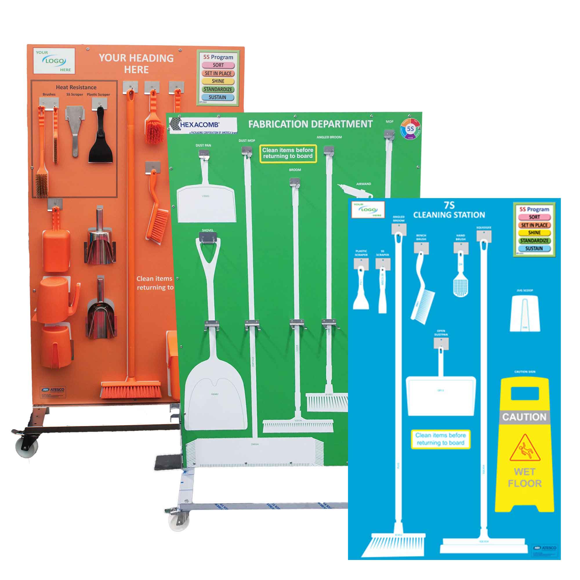 Shadow Board Gallery – Atesco Industrial Hygiene