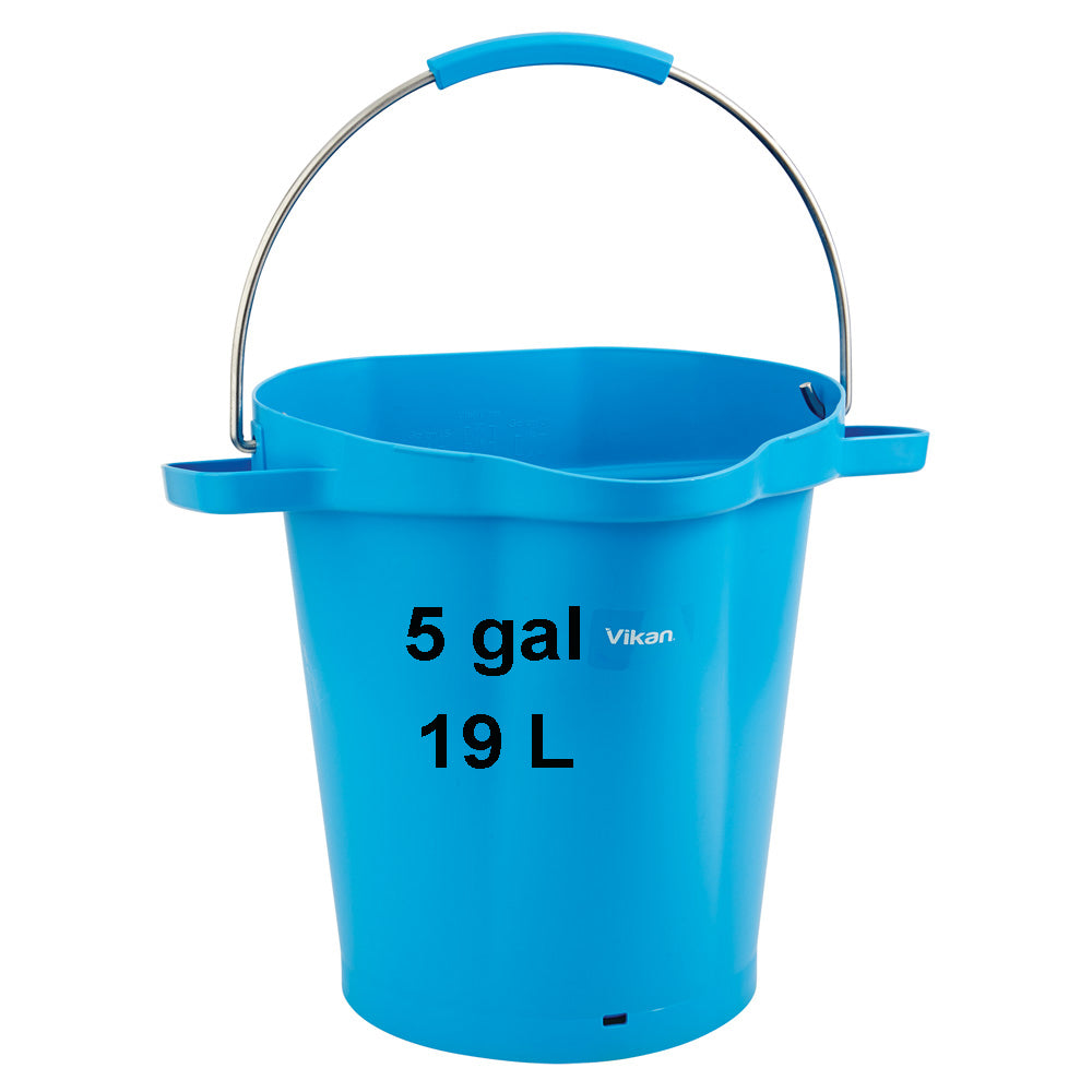 5 Gallon Hygienic Bucket with measurement scale (V5692) – Atesco ...