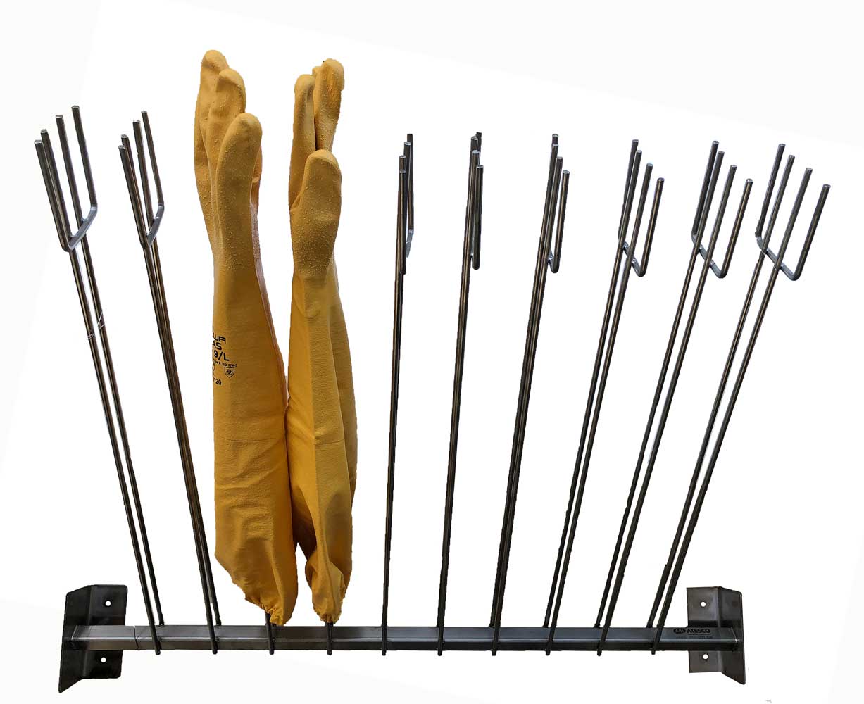 Stainless Steel Gloves Dryer for 10 gloves (SSGD10) – Atesco Industrial ...