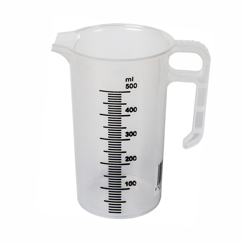Clear Measuring Jug 500 ML (PJ050) – Atesco Industrial Hygiene
